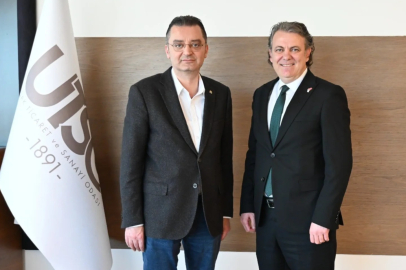 HAKAN TOPAÇ UTSO BAŞKANI S.SALİM KANDEMİR'E VEDA ZİYARETİ YAPTI - Uşak ...